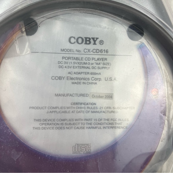 Coby | Portable Audio & Video | Coby Portable Cd Player Sound Cruiser Car Adapter Converter Anti ...
